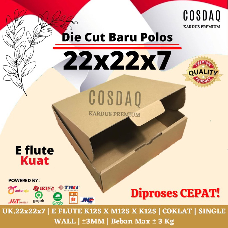 New Cardboard diecut Box 22x22x7 cm | Shopee Philippines