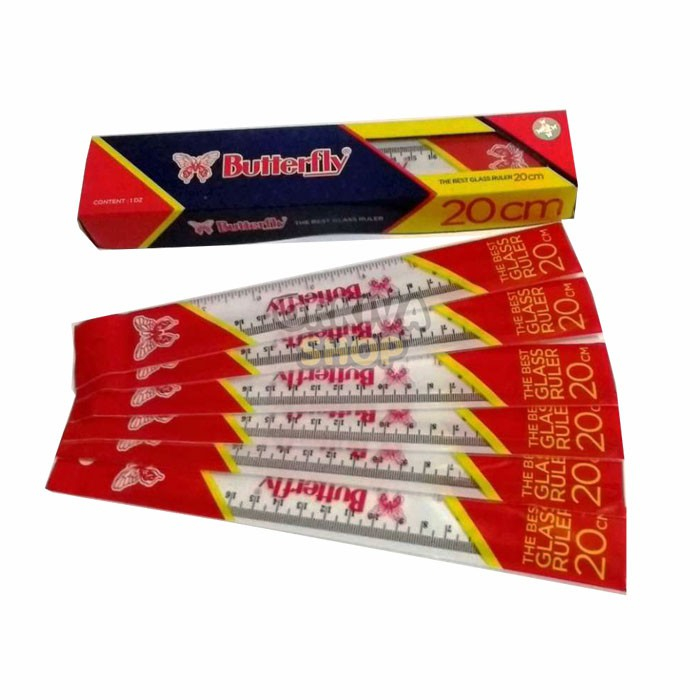 20 cm Butterfly Ruler Butterfly Ruler / per Pack | Shopee Philippines