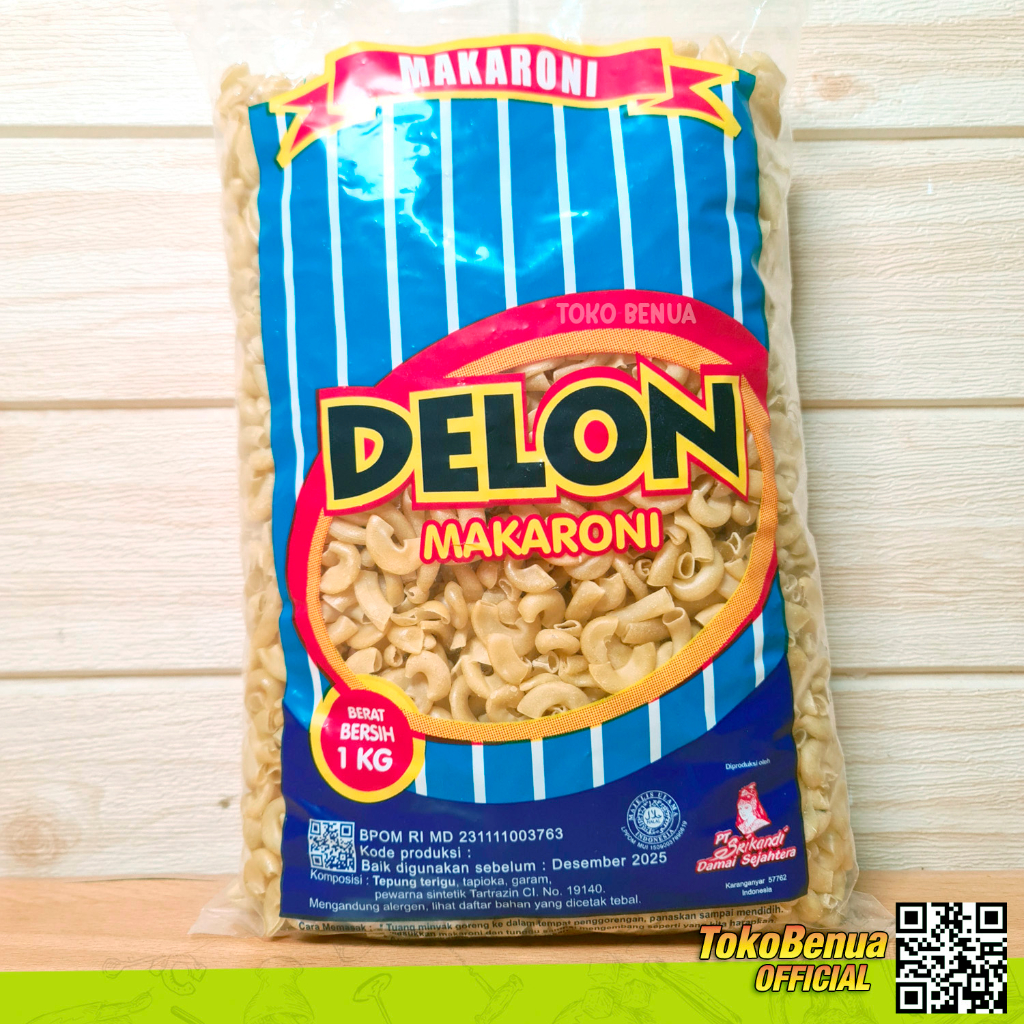 Blue DELON MACARONI 1 KG | Shopee Philippines