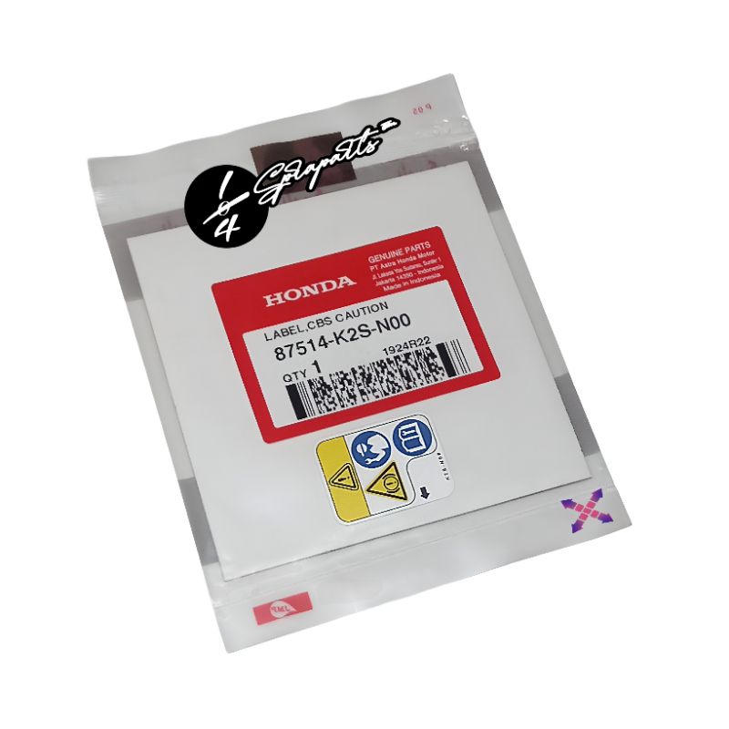 Original CBS Brake Label Sticker | Shopee Philippines