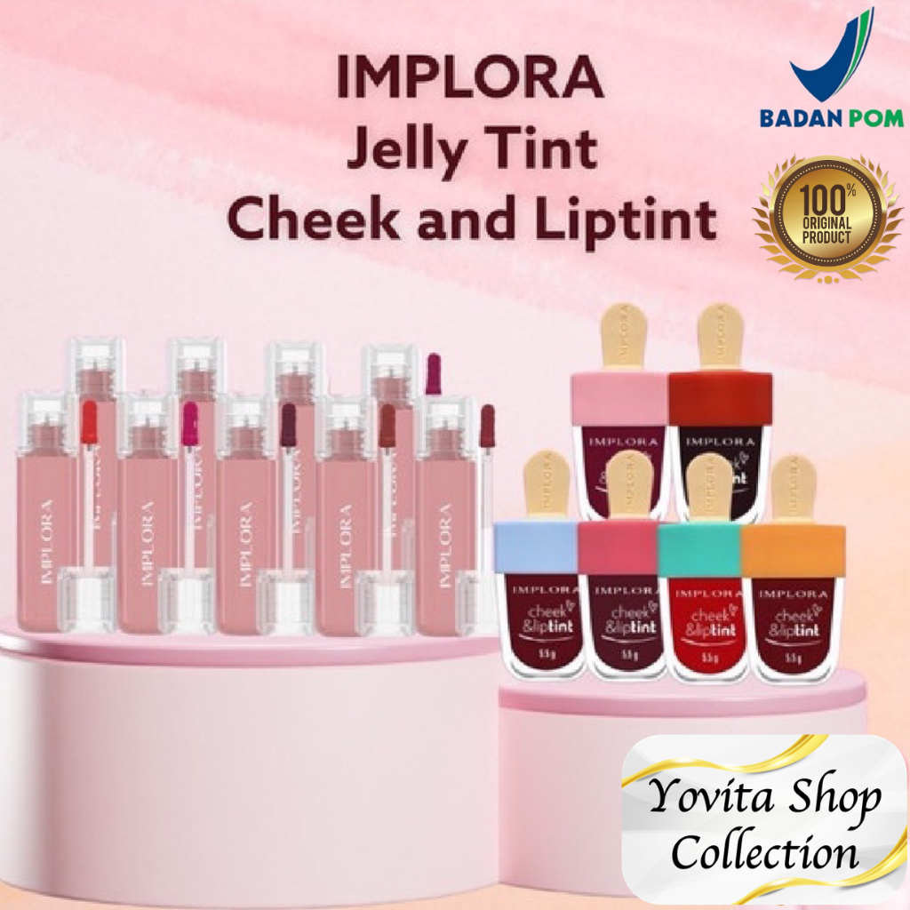 Implora Jelly Tint Cheek Vitamin E & Omega 3,6,9 | Implora Jelly Tint ...