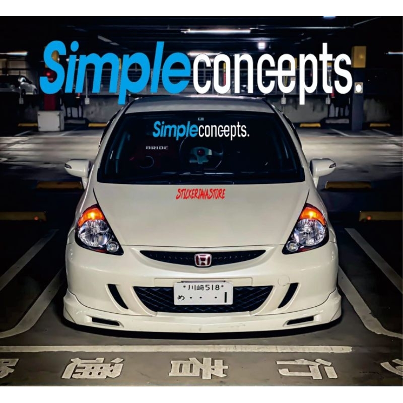 CAR STICKERS SIMPLE CONCEPTS STICKERS | Shopee Philippines