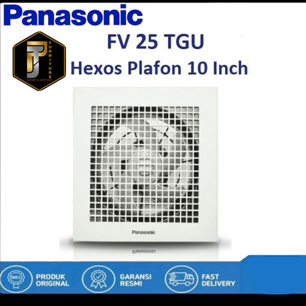 Panasonic EXHAUST CEILING FAN 10" CEILING FV 25 TGU PONTIANAK | Shopee ...