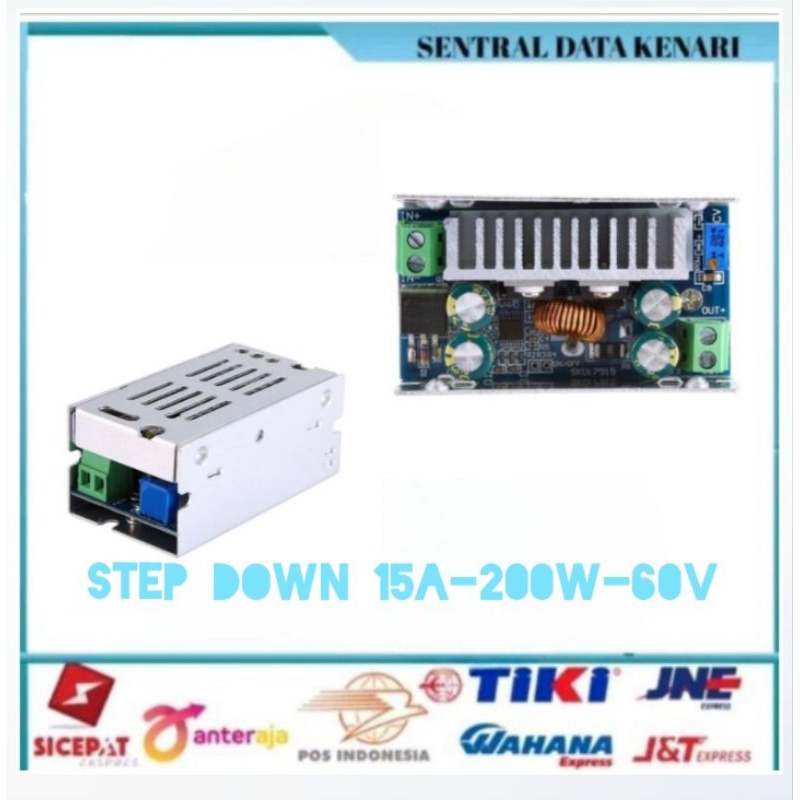 Step Down 15a 200w 60v Adjustable Dc Dc Step Down Converter Buck