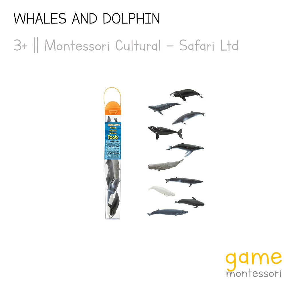 Safari Ltd Toobs Whales and Dolphins | Shopee Philippines