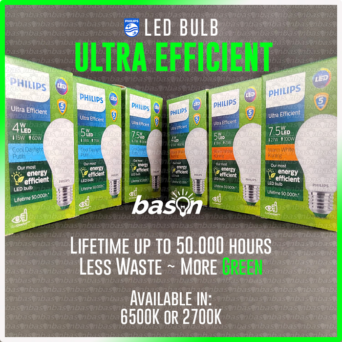 PHILIPS LED Bulb Ultra Efficient 4W E27 - EU Light Bulb equivalent to ...