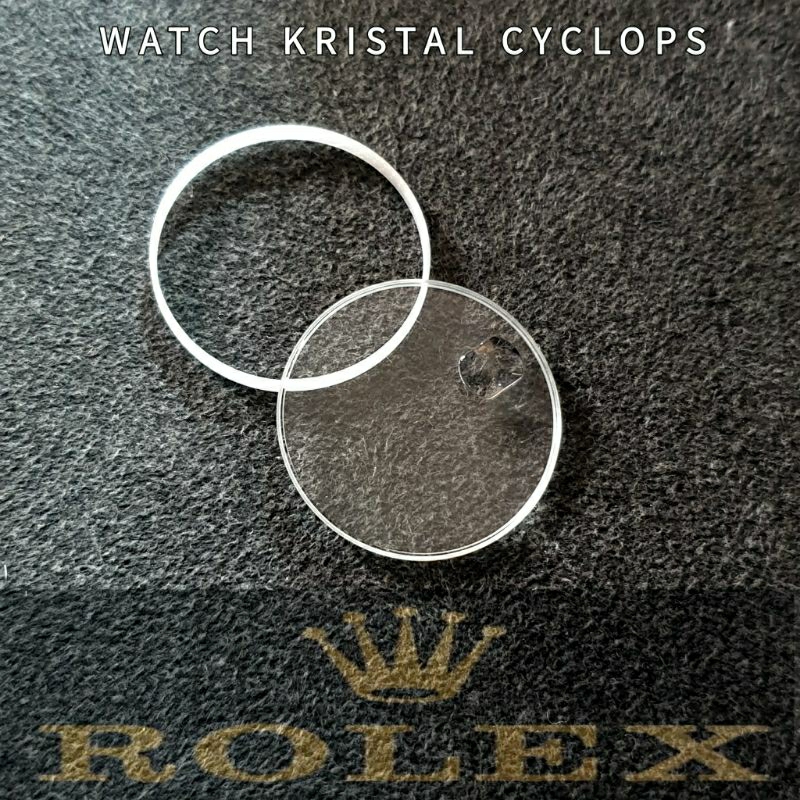 Clock Parts Crystal Glass Gasket Rolex Cyclops Size 30.4mm | Shopee ...