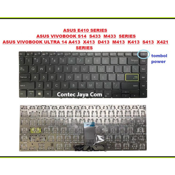 Asus VivoBook S14 A413 M434 S413 K413 S413 X413 X413 X421 E410ma ...