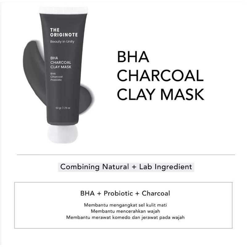 [New] The Originote BHA Charcoal Clay Mask 50gr | Wardah Lightening ...