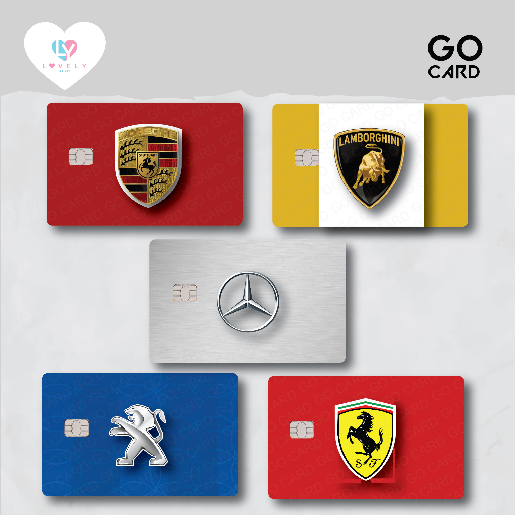 Sport Car ATM Card Sticker Hologram Emoney Flazz Sticker | Shopee ...