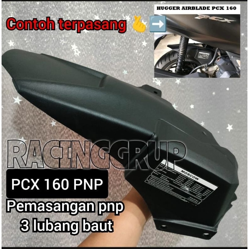 Pcx 160ABS/CBS HUGGER Fender Under Plastic | Shopee Philippines