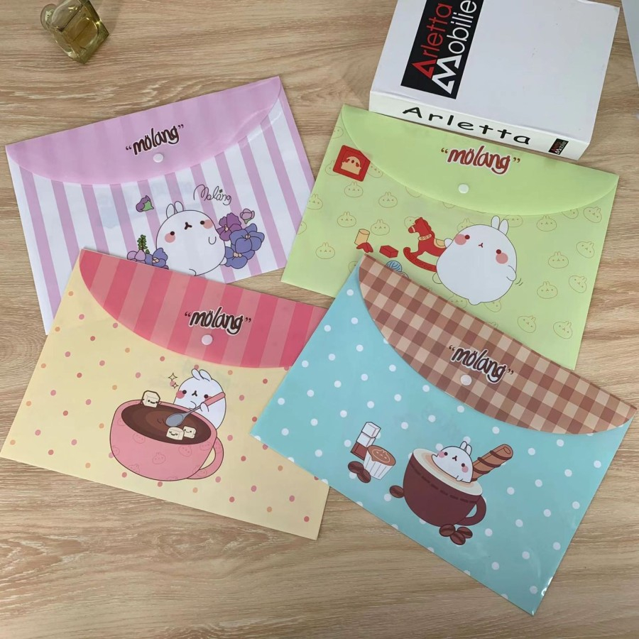Jc MAP Plastic FOLDER A4 Cute Document Cartoon MOTIF | Shopee Philippines