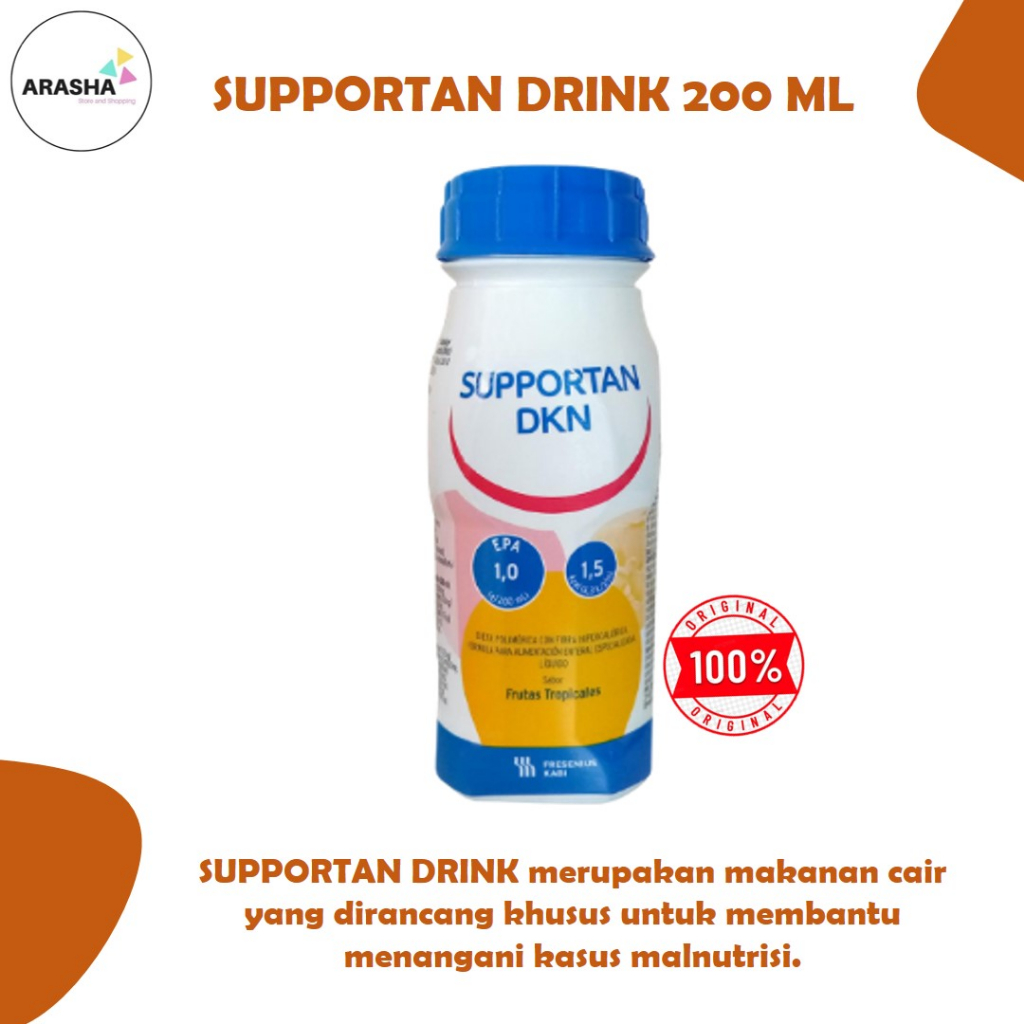 Support DRINK TROPICAL FRUITS 200ml Malnutrition Therapy With Complete ...
