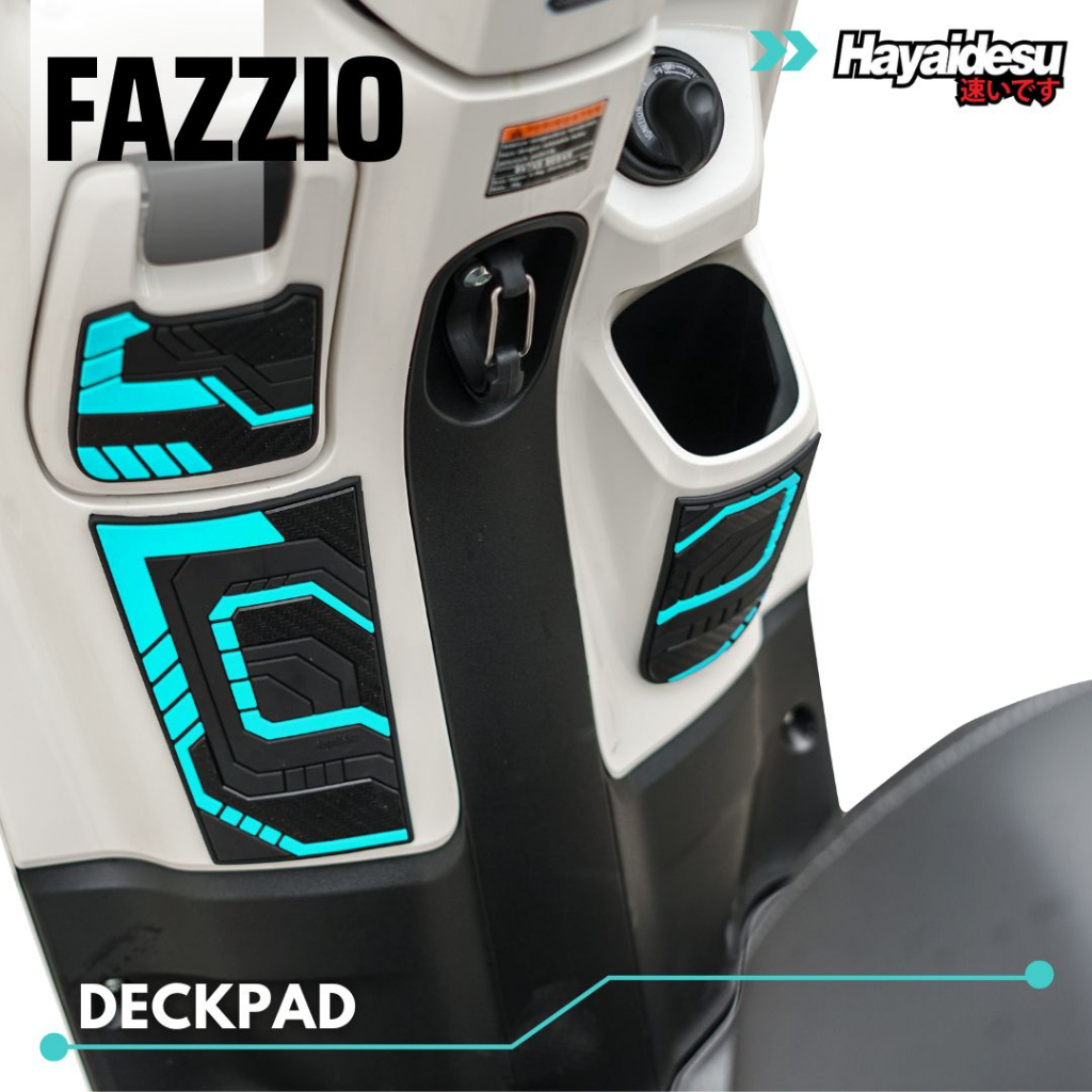 Yamaha FAZZIO Body Protector Motorcycle Deck Pad Cover -HAYAIDESU ...