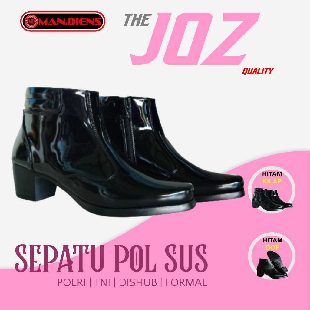 Mandiens PDL SUS Semi Work Boot Nyama Synthetic Material Glossy & DOF ...