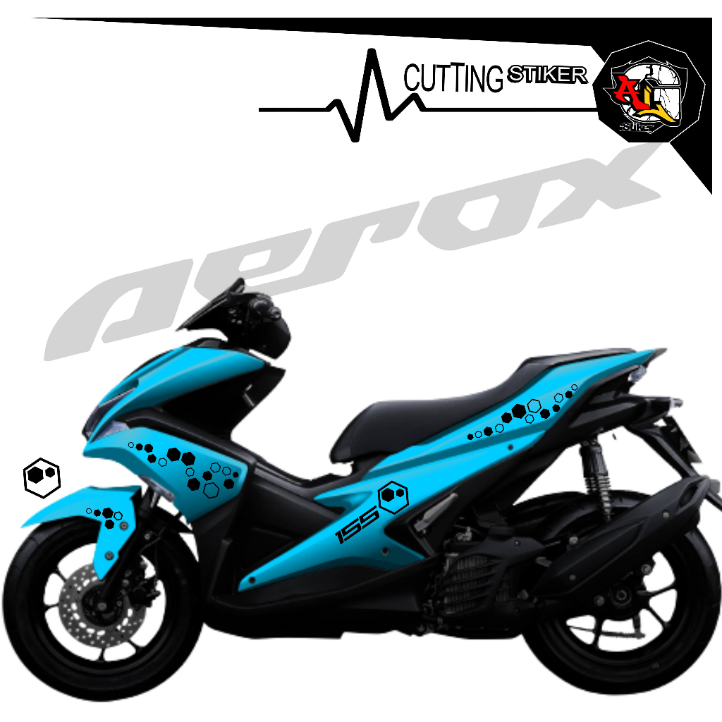 Aerox STRIPING/STRIPING/SCA.289/STICKER CUTTING/ NVX STRIPING/ NVX LOGO ...