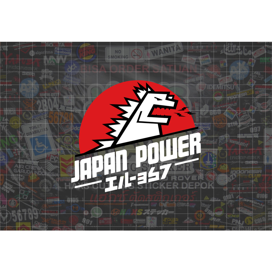 Japan Power 10 Cm Cutting Sticker for Cars | Shopee Philippines