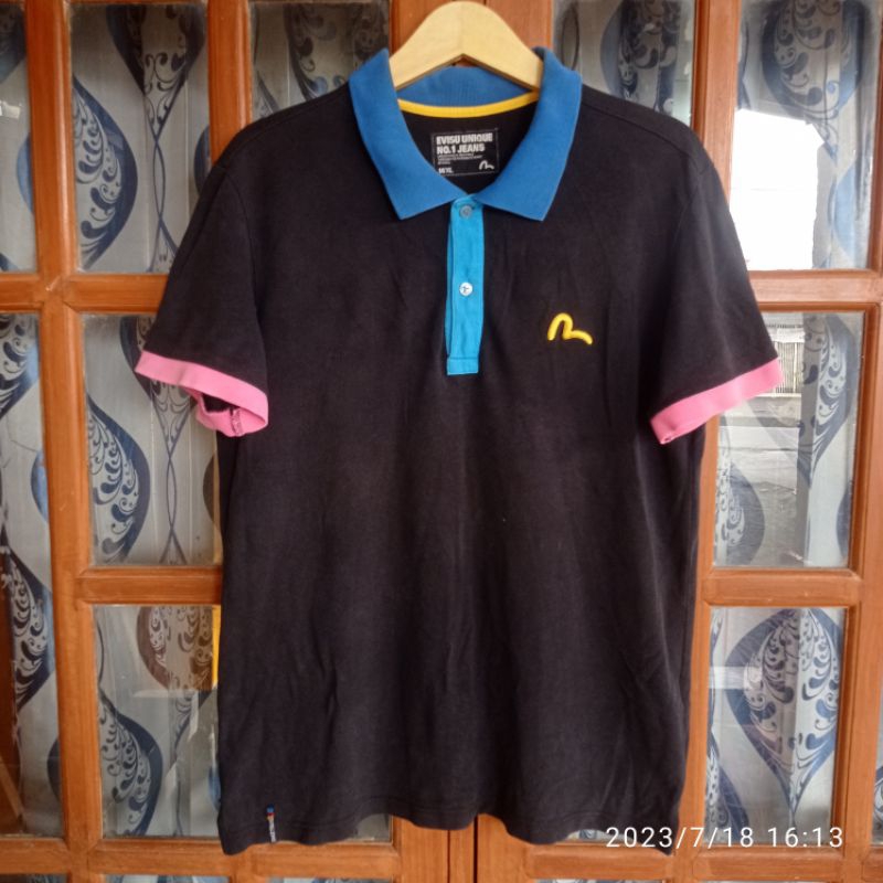 Evg Evisu Jeans Second Polo Shirt | Shopee Philippines