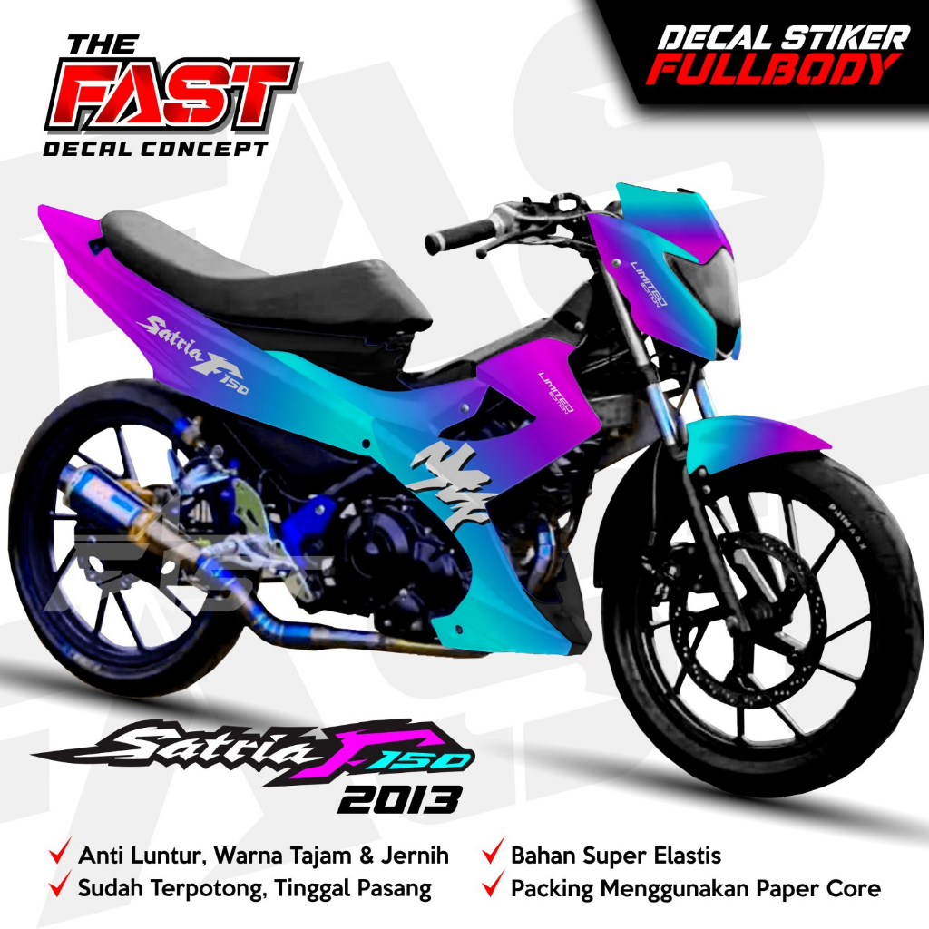 Satria F150 Facelift Full Body Decal Satria F150 Facelift Full Body ...