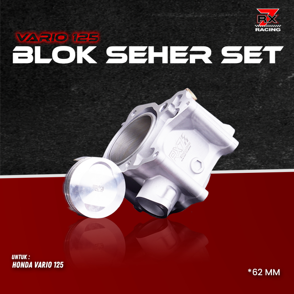 Seher Block Vario 125 Kzr Boreup set Diameter 62mm pin 13 Rx7 Racing ...