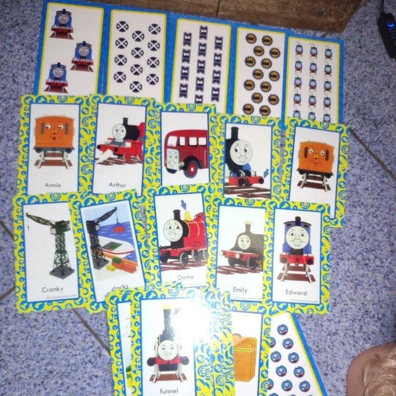 Thomas and Friends Learning Card Toy 46 sheets | Shopee Philippines