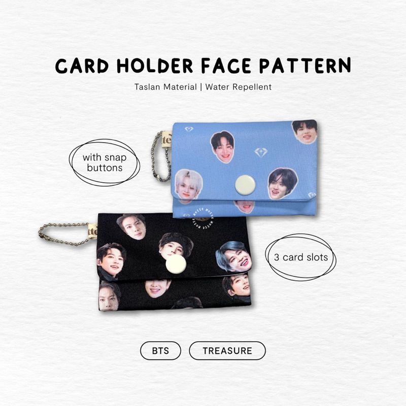 Kpop BTS Women's Card Holder/Treasure/Custom Print | Small Mini Women's ...