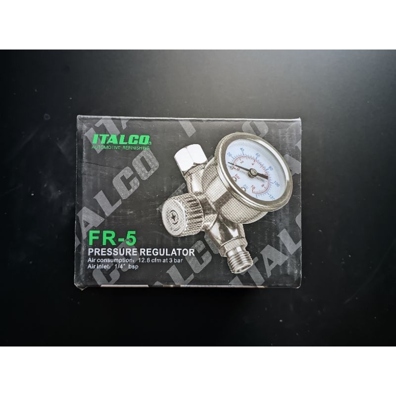 Italco FR-5 Regulator Air Regulator Controller with Gauge Manometer ...