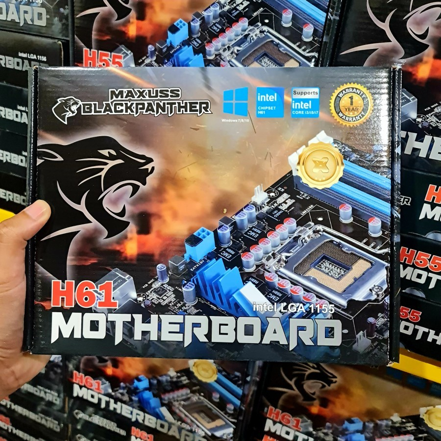 Motherboard BLACK PANTHER H61 SOCKET 1155 | Shopee Philippines