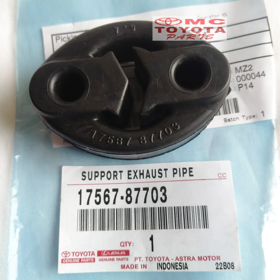 GANTUNGAN Original Avanza Agya Calya Rush Exhaust Hanger Rubber 17567 ...