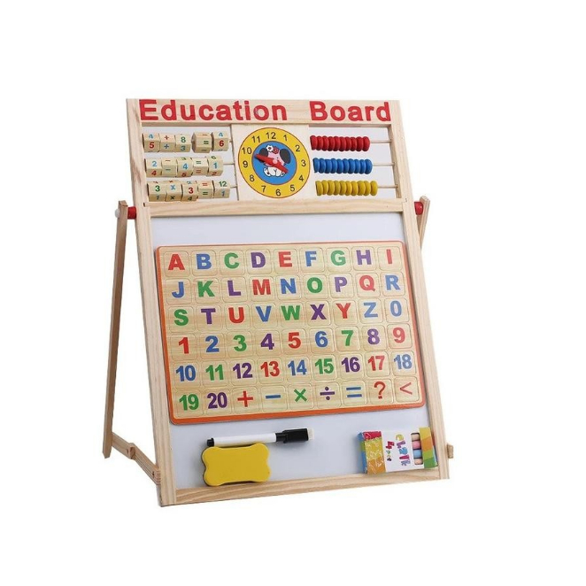 Children's Whiteboard MAGNETIC EDUCATION BOARD Children's Toy BOARD ...