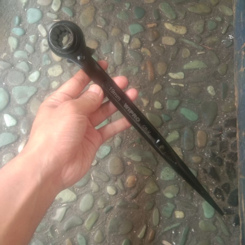 Shock ratchet lock 14 x 17 mm WIPRO CR-V Double ring lock 14 x 17 mm ...