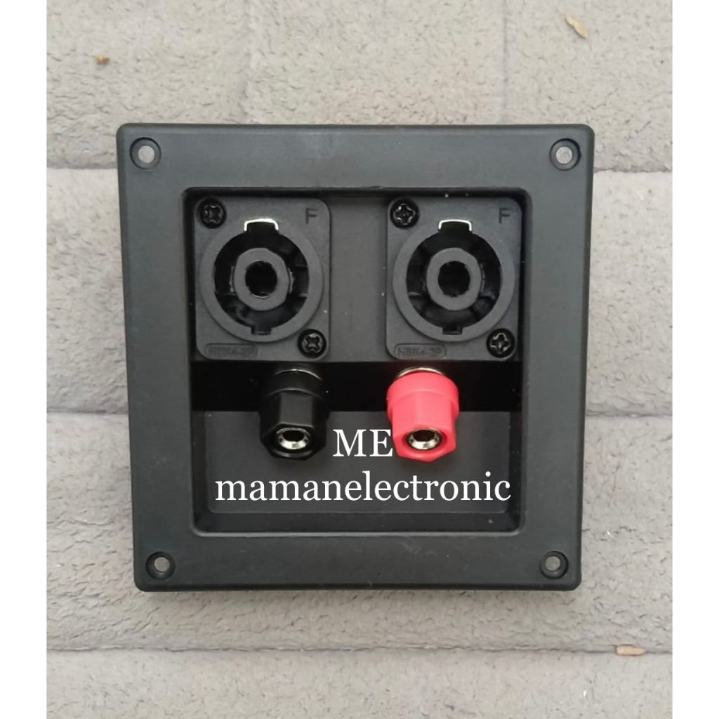 Terminal BOX SPEAKER BIDING & 2 Sockets (2 IN 1 TERMINAL) | Shopee ...