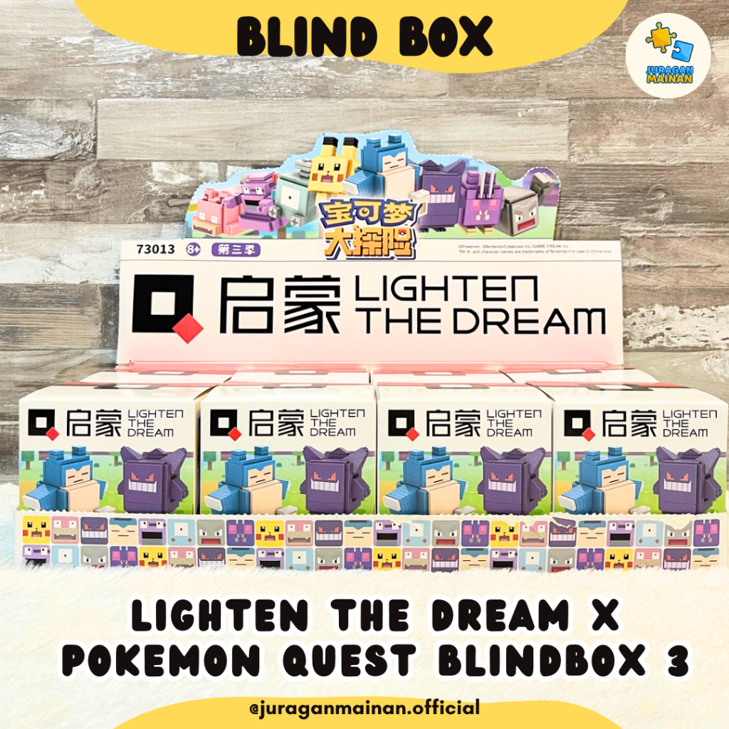 Qman TOYS Pokemon Quest Blindbox 3 - Bricks Brick Blocks Block Toy ...
