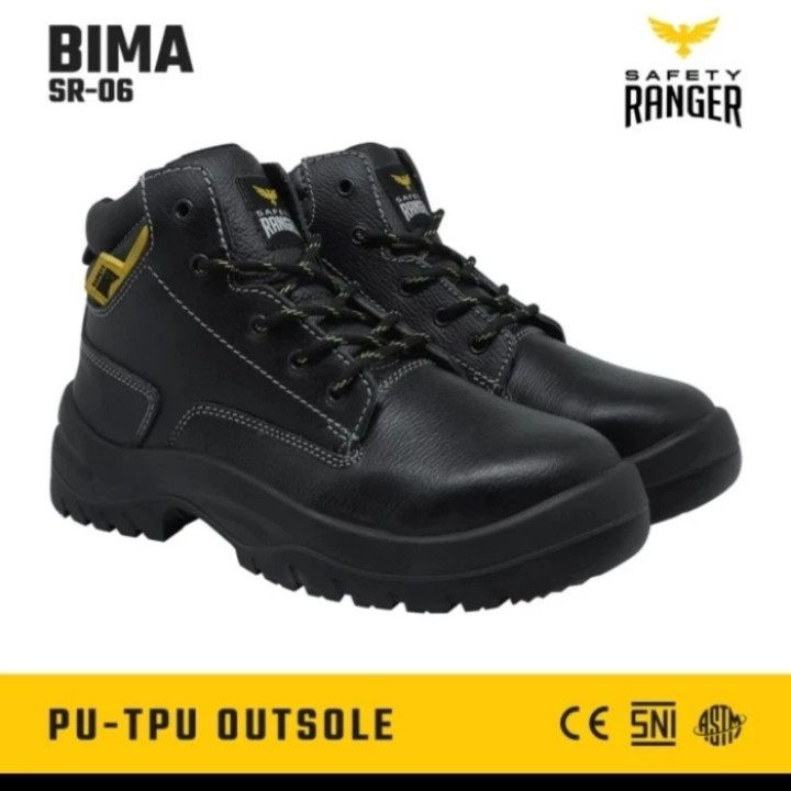 Safety SHOES SR 06 BIMA SAFETY RANGER/SAFETY SHOES SR06 BIMA SAFETY RANGER ORIGINAL | Shopee ...