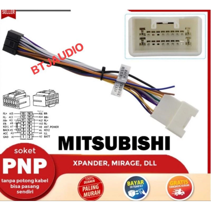 Android PnP HEAD UNIT Socket+USB Socket For MITSUBISHI XPANDER, NEW ...