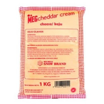 1kg MEG Cheddar Cream Cheese Creemy Cheese 1 Kg | Shopee Philippines
