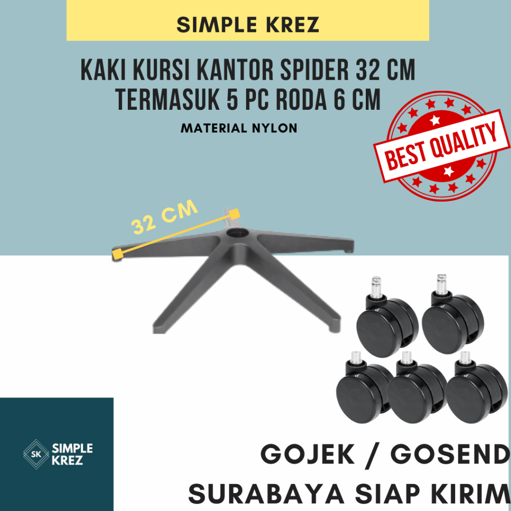Starbase SPIDER OFFICE CHAIR LEGS UK 32 FULL NYLON (New) | Shopee ...