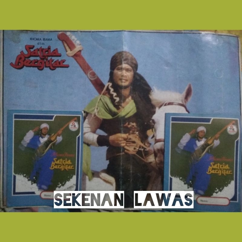 Old School Cardboard Poster & Rhoma Irama Guitar Satria Notebook ...