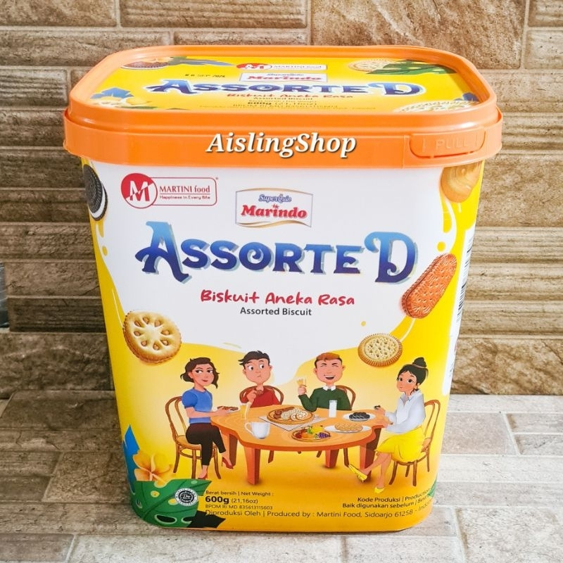 Marindo Assorted 600 Grams Jar Bucket Box Snack Biscuits For Eid Al-Fitr | Shopee Philippines