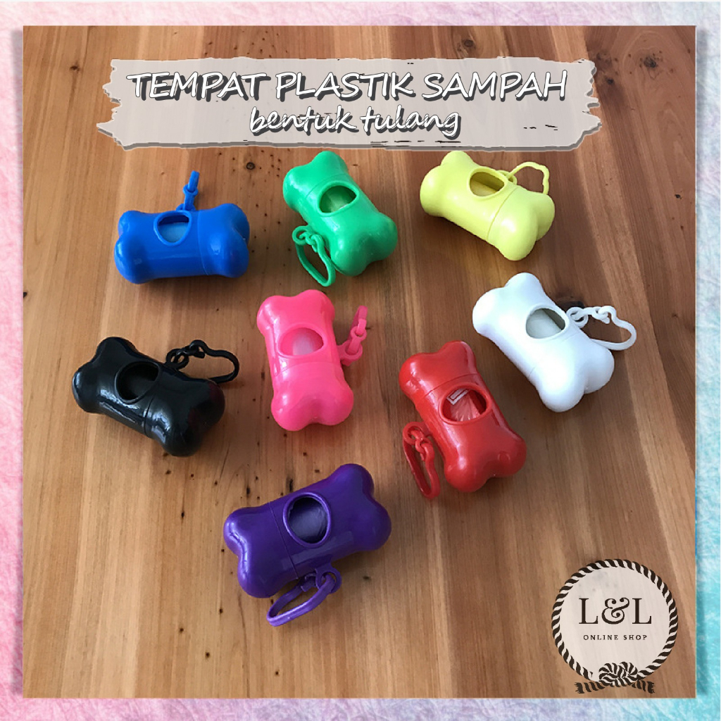 Bone Shaped Poop Bag Holder Dispenser Trash Bag Holder Roll Holder ...