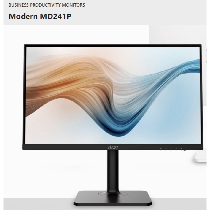 Msi Modern Monitor MD241P 24" IPS 1080p Type-C 75Hz - MD241 | Shopee ...