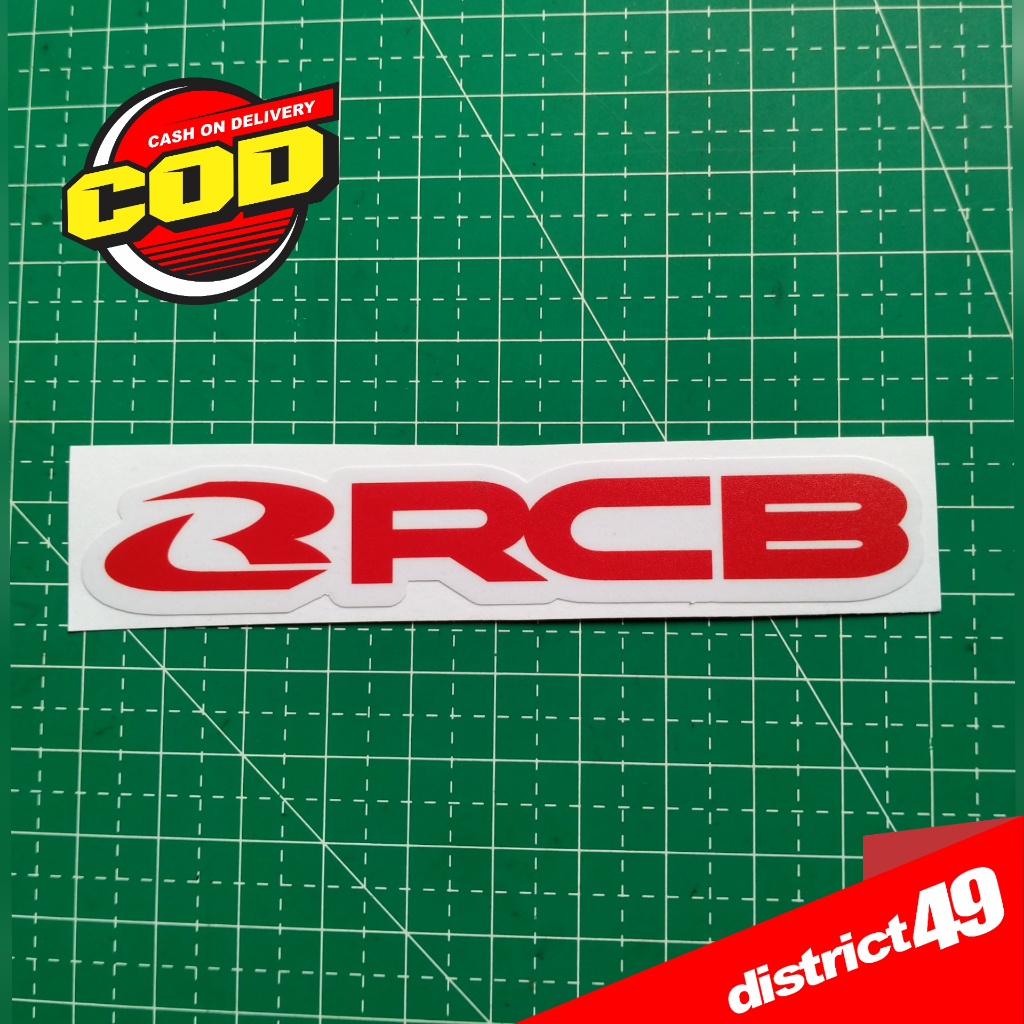 Sticker Print Cut RACING BOY LOGO Glossy Lamination Thick Material ...