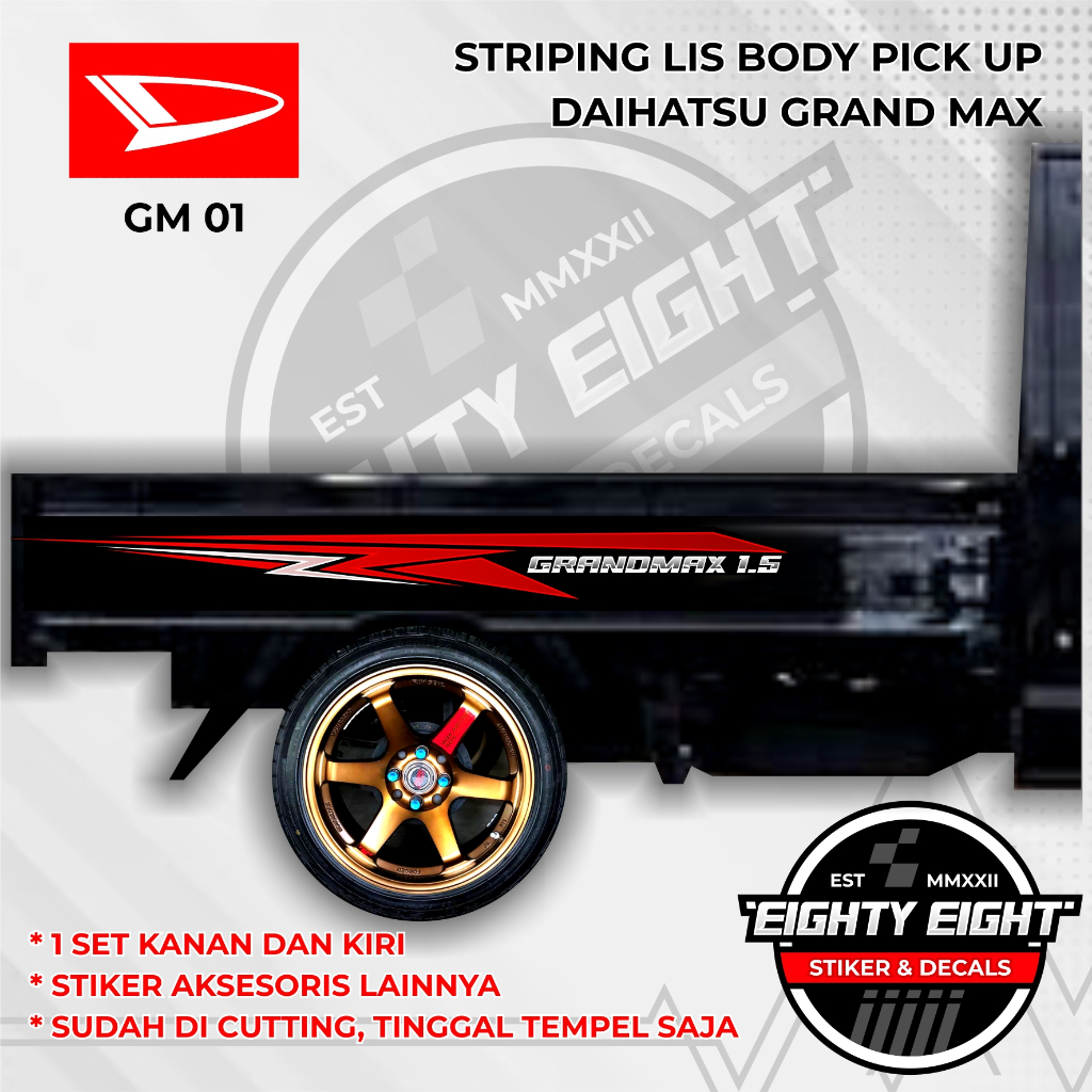 Sticker Variation Bak Pick Up Sticker Striping Lis Body Pick Up ...