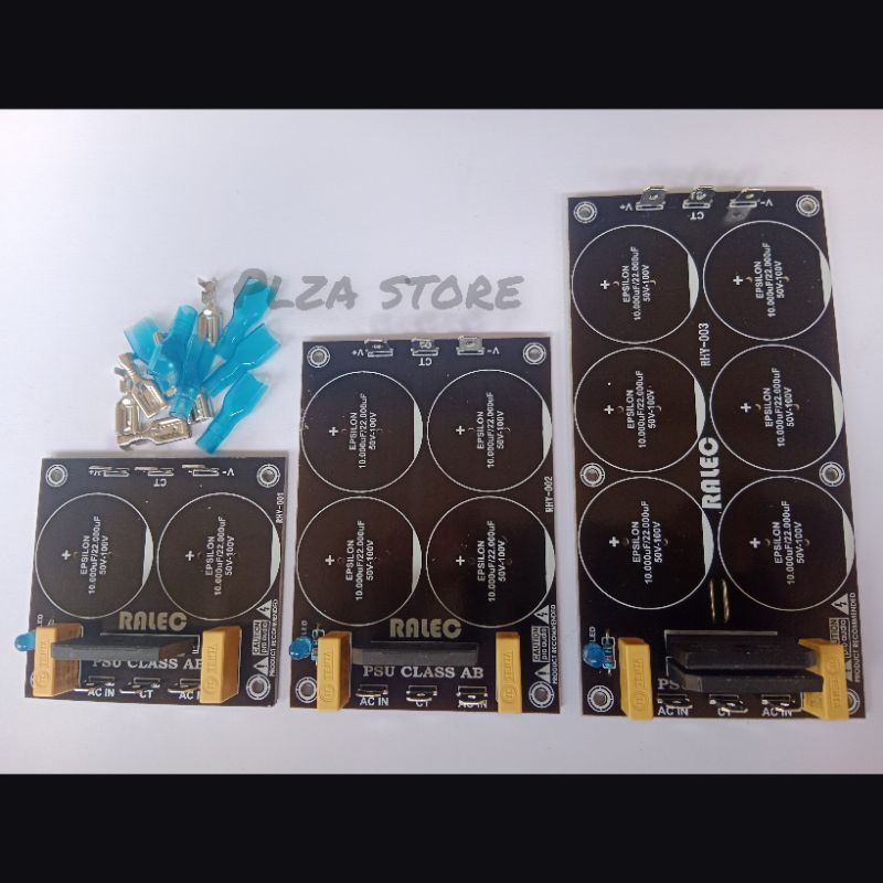 Psu class AB PCB contains 2/4/6 elco plus components and skuns psu kit ...