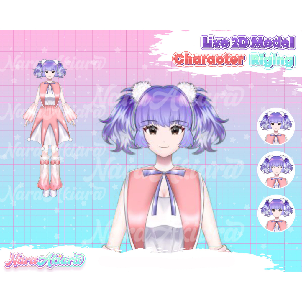 Find Ready-to-Use Live2D Model Vtuber Anime Characters Suitable for ...