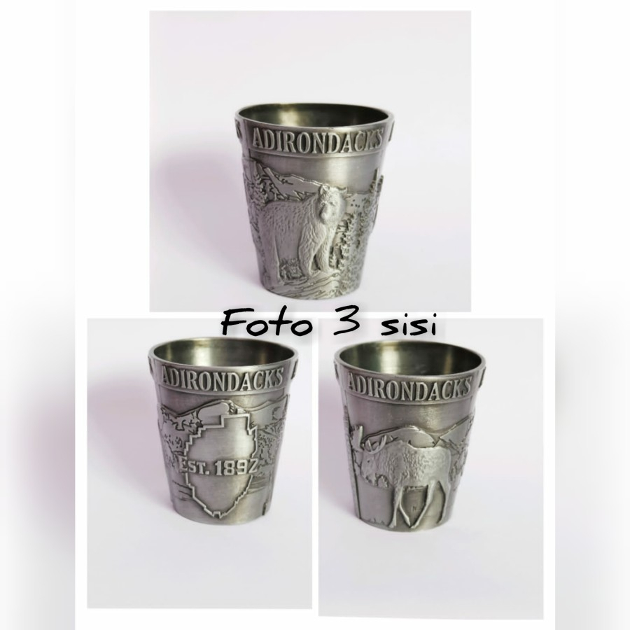 Souvenir Display shot glass shot glass glass Adirondacks American ...