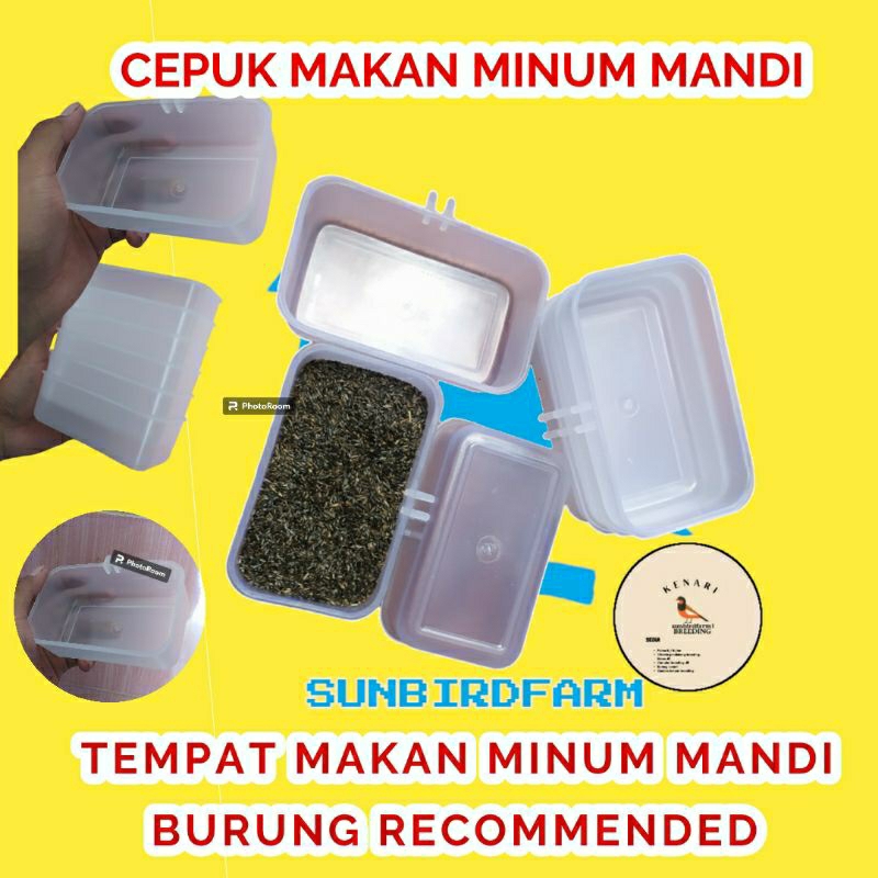 Ready CEPUK FEEDING CEPUK DRINKING CEPUK BIRD BATH / RECOMMENDED BIRD ...