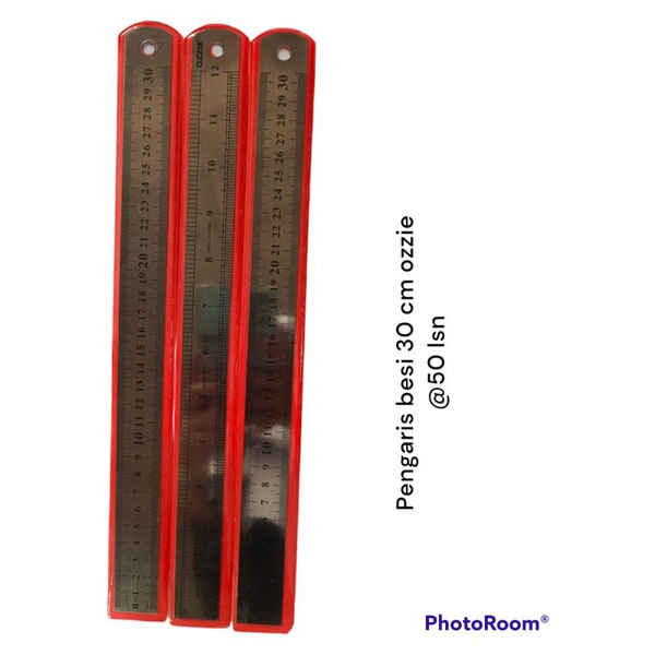 Ozzie 1 Dozen 30cm Iron Ruler (12pcs) | Shopee Philippines