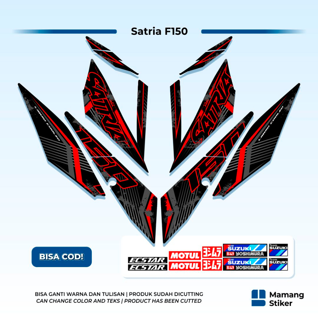 Striping Satria Injection 150 Variations (13) Suzuki F150 Cool Stickers ...