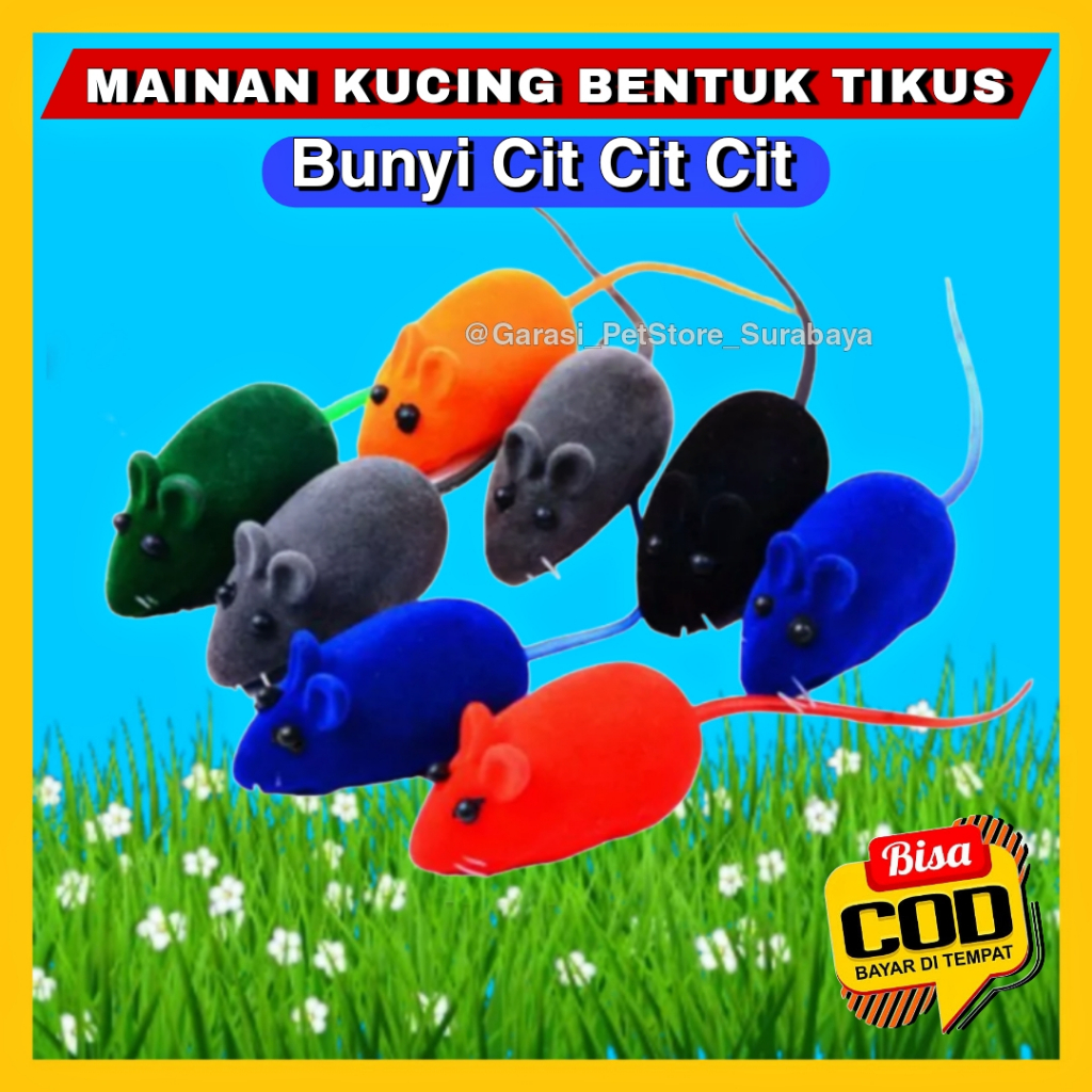 Gpss- Mouse Shape Cat Toy Cit Cit Sound Mouse Cat Toy Dog Bite Toy Cat ...